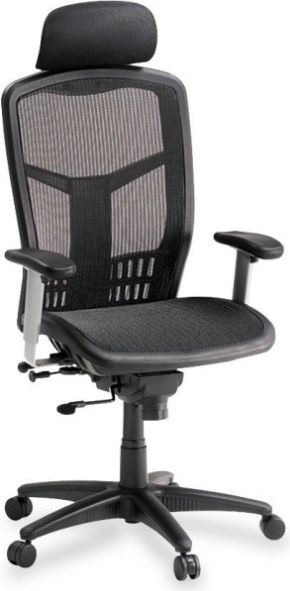 CHAIR BLK MESH HI BACK LLR | East Tennessee State University
