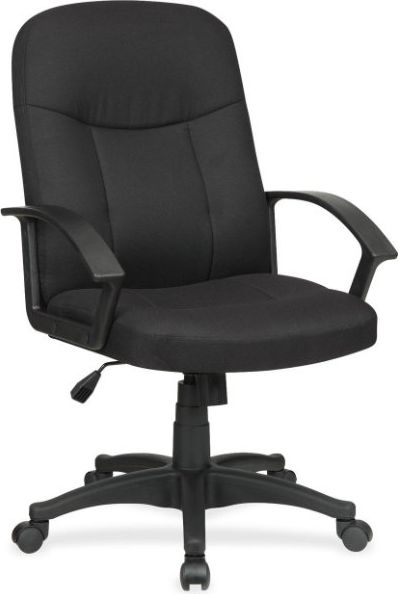 CHAIR BLK FABRIC MIDBACK LLR | East Tennessee State University