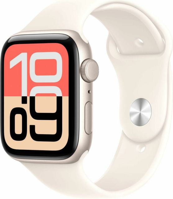 Apple Watch SE 3 GPS 40mm Starlight Aluminum Case with Starlight Sport ...