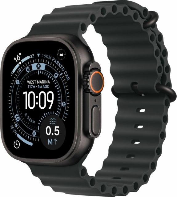 Apple Watch Ultra 3 GPS + Cellular 49mm Black Titanium Case with Black ...